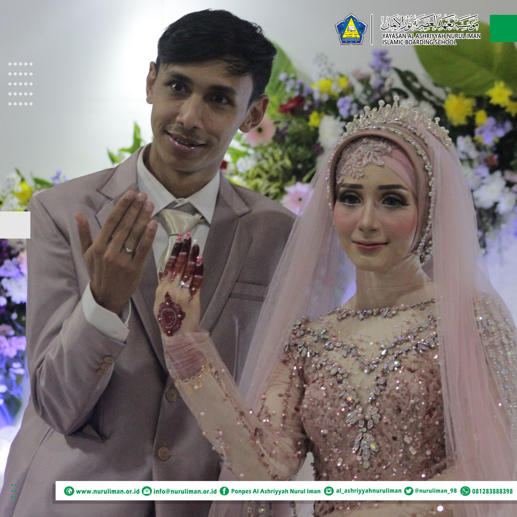 RESEPSI PERNIKAHAN SYARIFAH HILYAH DI GELAR MERIAH DENGAN PERAYAAN ...