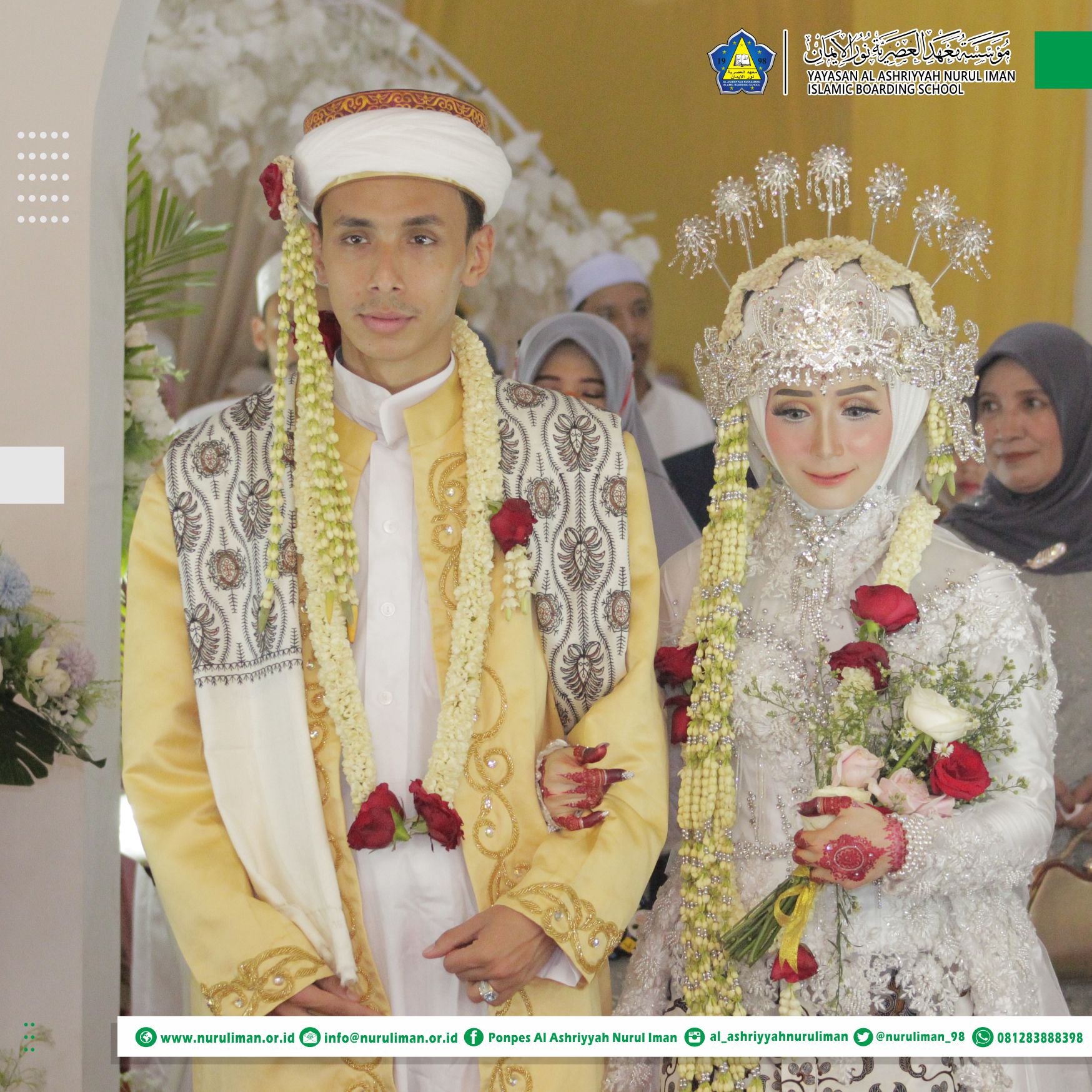 RESEPSI PERNIKAHAN SYARIFAH HILYAH DI GELAR MERIAH DENGAN PERAYAAN ...